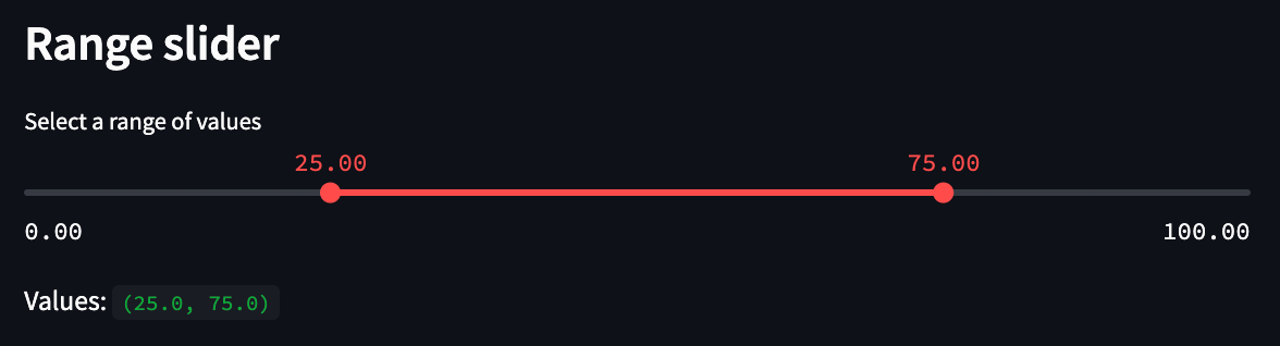 #30DaysOfStreamlit Day8 st.slider